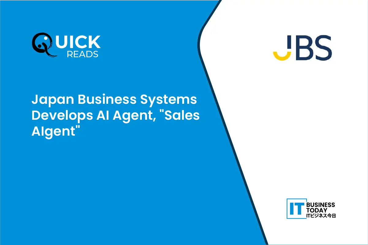 Japan Business Systems Develops AI Agent, "Sales AIgent"