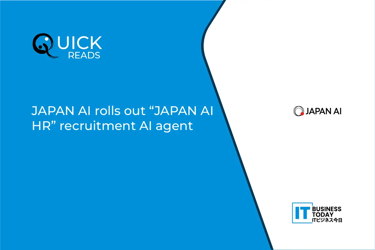 JAPAN AI debuts “JAPAN AI HR” hiring support agent
